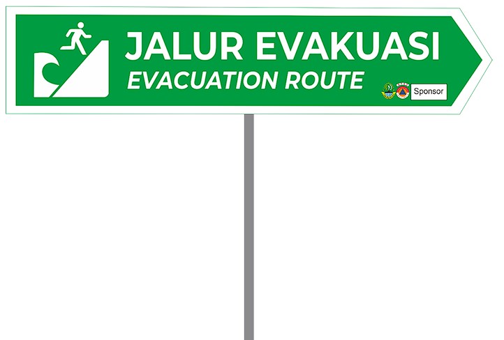 PROYEK - RAMBU EVAKUASI PETUNJUK ARAH EVAKUASI 5 | CSR JABAR